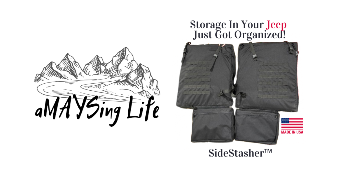 Jeep JLU & JKU SideStasher Storage Bag System – aMAYSing Life